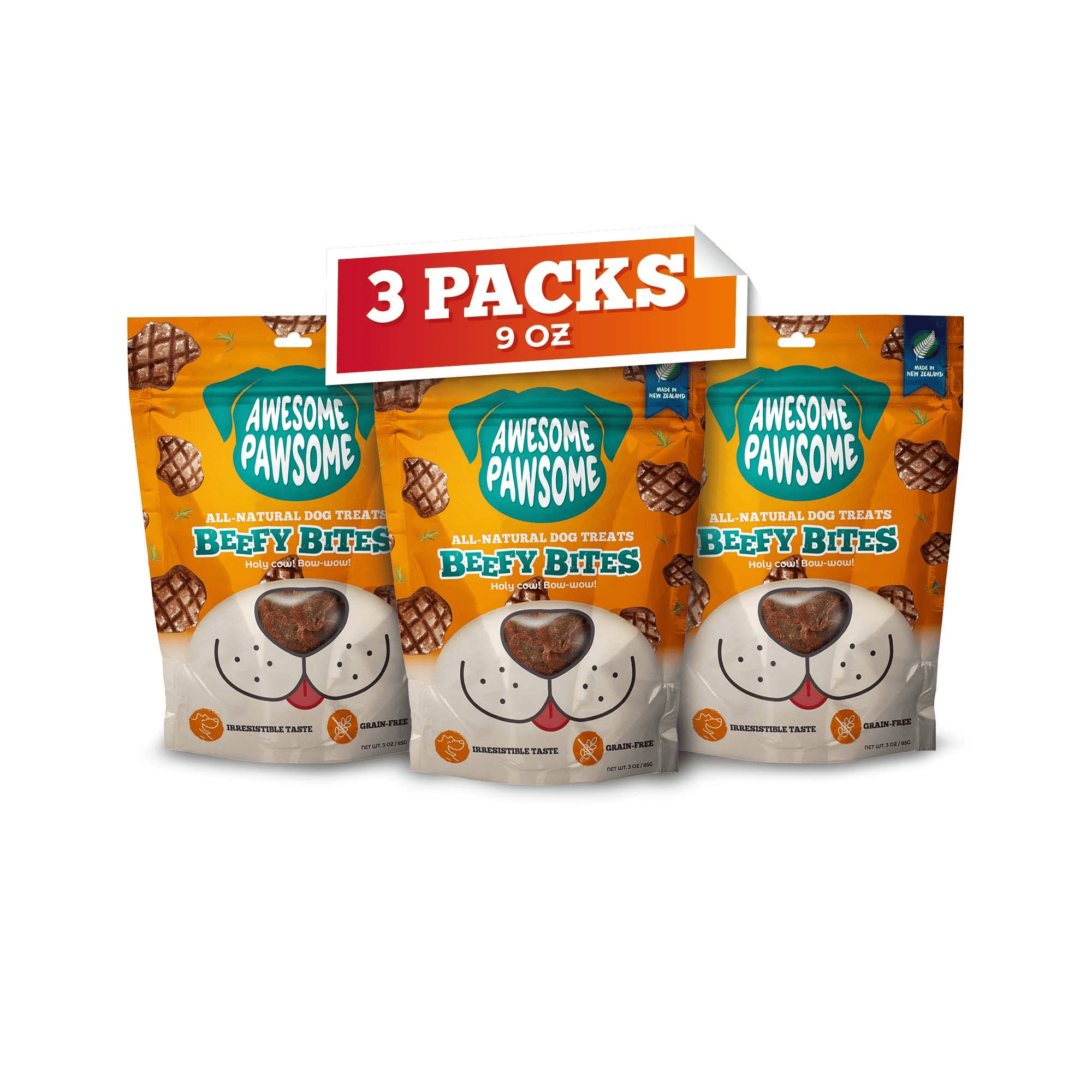Awesome Pawsome Beefy Bites – Addiction Pet Foods USA