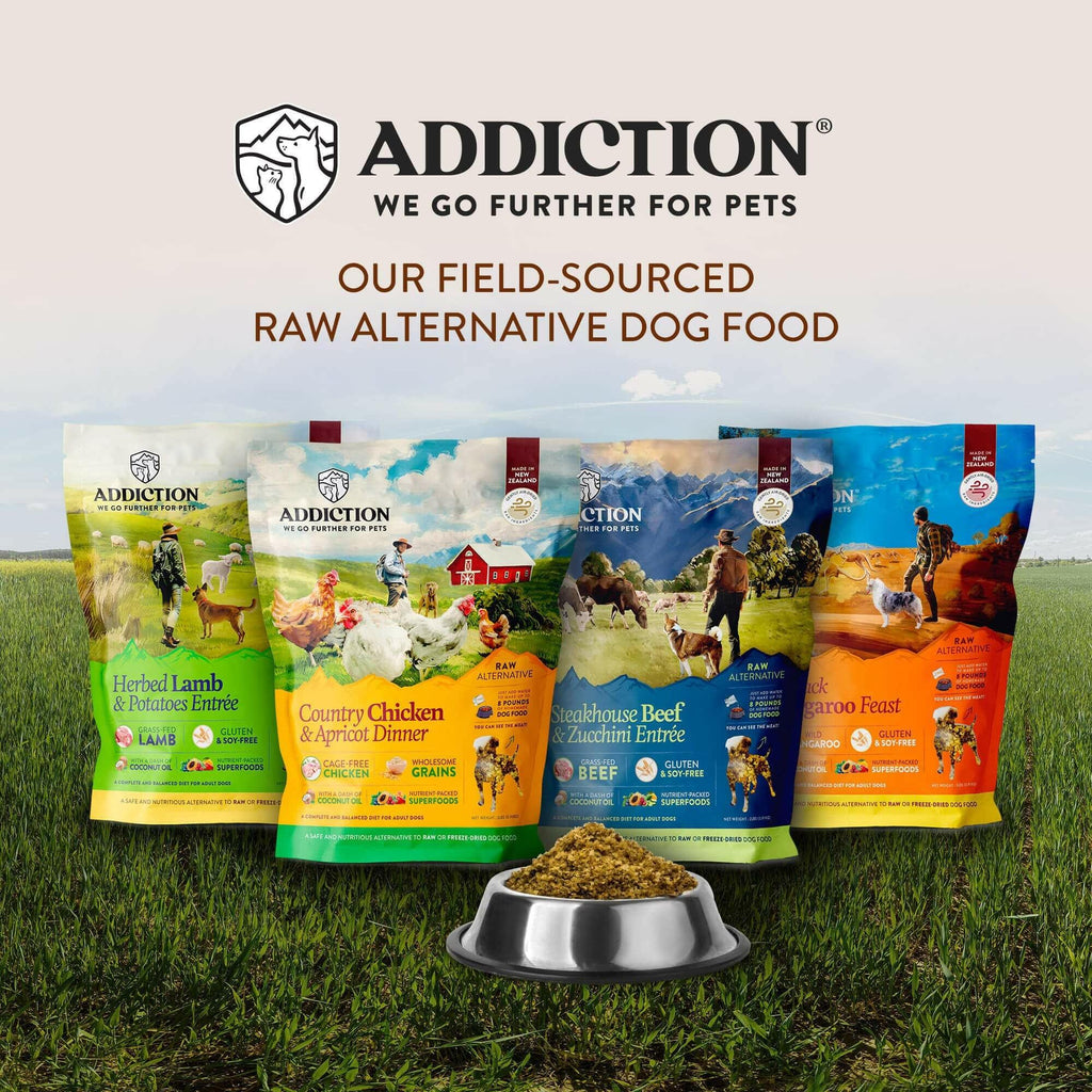 Addiction Outback Kangaroo Feast Raw Alternative Dog Food – Addiction ...