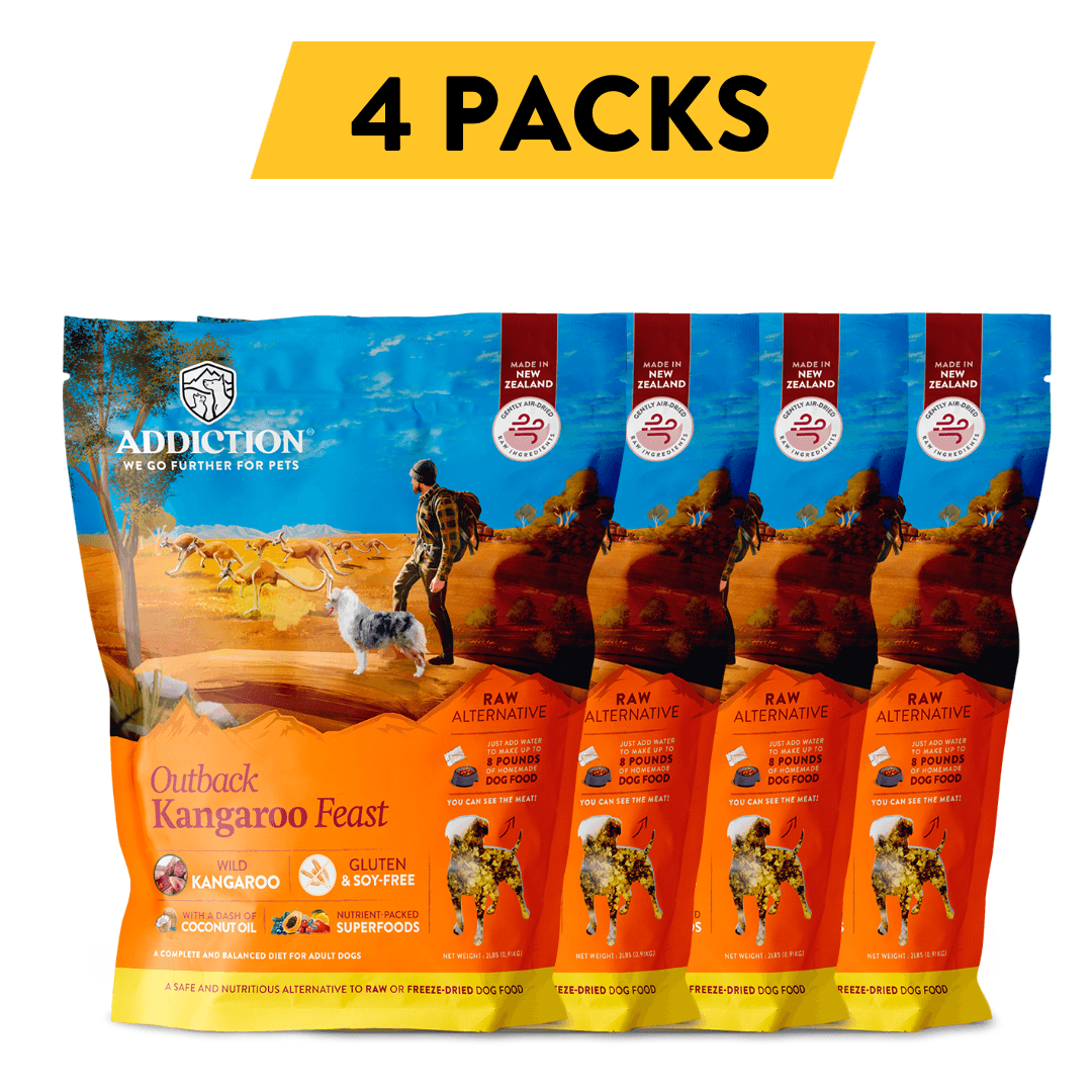 Addiction Outback Kangaroo Feast Raw Alternative Dog Food – Addiction ...